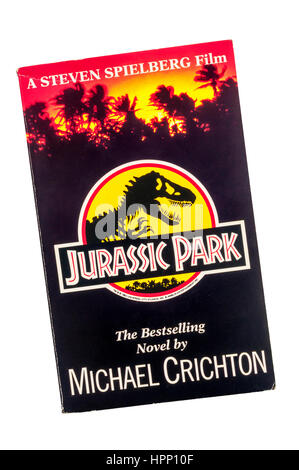 Jurassic Park Novel by Michael Crichton 1990 Stock Photo - Alamy