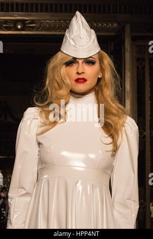 Fearne Cotton modelling at the Pam Hogg catwalk show at Fashion Scout ...