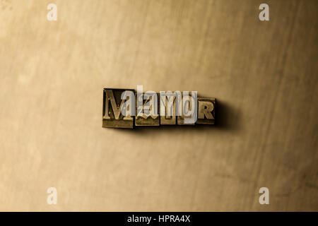 Mayor word with icon Stock Photo: 130704144 - Alamy