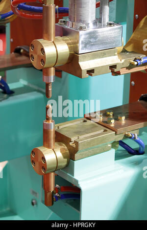 Industrial welder at work welding a stainless steel pipe Stock Photo ...