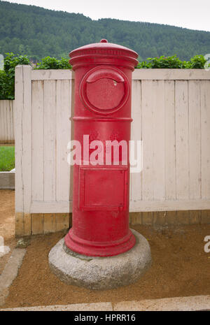 Korea Post mail box in Seoul. Korea Post is the national postal service ...