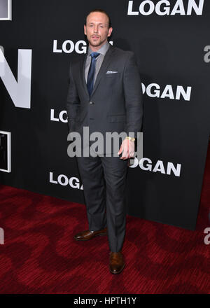 Sebastian James attends a screening of "Logan" at Jazz at Lincoln ...