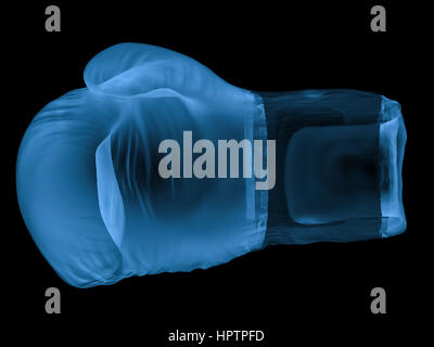 Black Boxing Glove Stock Photo - Alamy