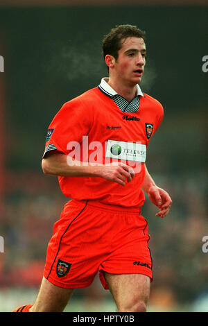 IAN HUGHES BLACKPOOL FC 07 January 1998 Stock Photo - Alamy