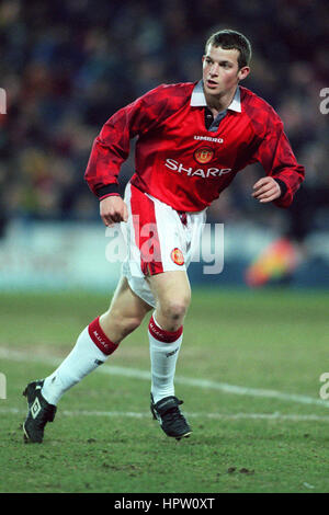 MICHAEL TWISS MANCHESTER UNITED FC 12 February 1998 Stock Photo - Alamy