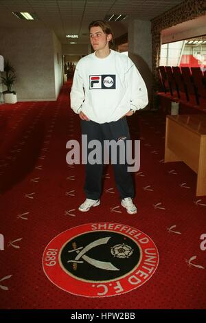 WAYNE QUINN SHEFFIELD UNITED FC 20 December 1998 Stock Photo - Alamy