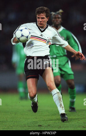 ANDREAS MOLLER GERMANY & BORUSSIA DORTMUND FC 24 April 1998 Stock Photo ...