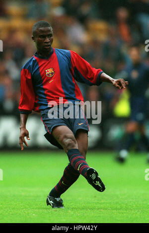 SAMUEL OKUNOWO BARCELONA 03 August 1998 Stock Photo - Alamy