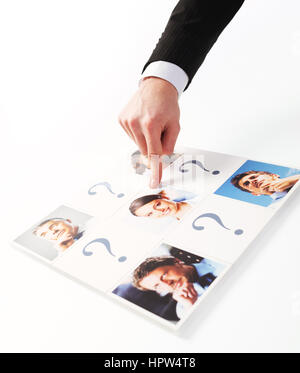 Human Resources concept. Portraits of a group of business people Stock ...