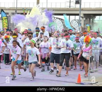Graffiti Run in Denver Stock Photo - Alamy