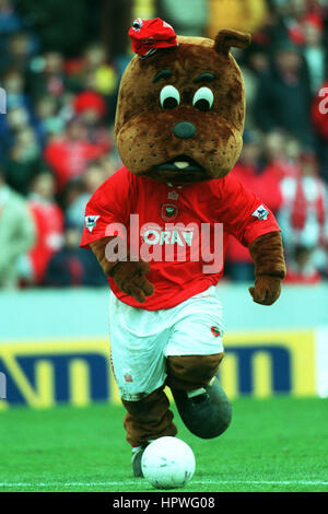 TOBY TYKE BARNSLEY MASCOT 20 April 1998 Stock Photo - Alamy