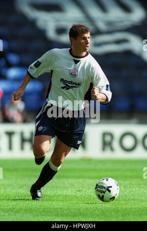NEIL COX BOLTON WANDERERS FC 22 February 1999 Stock Photo - Alamy