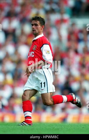 MARC OVERMARS ARSENAL FC 01 September 1998 Stock Photo - Alamy