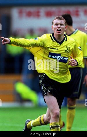 MICHAEL BALL EVERTON FC 24 October 1999 Stock Photo - Alamy