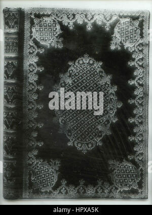Front cover of an old manuscript book Stock Photo - Alamy