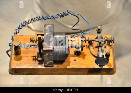 Morse signal receiver. An electrical telegraph was developed and ...