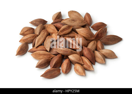 Pili Nuts from the Philippines on a White Background Stock Photo - Alamy