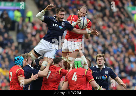 Scotland's John Barclay during the RBS Six Nations match at Twickenham ...