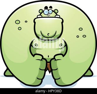 A cartoon illustration of an ogre flexing Stock Vector Image & Art - Alamy