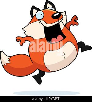 cartoon jumping fox Stock Vector Image & Art - Alamy