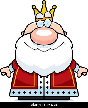 A happy cartoon king standing and smiling Stock Vector Image & Art - Alamy