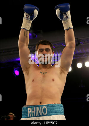 David Allen wins the Heavyweight contest at Hull Ice Arena Stock Photo ...