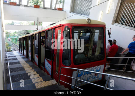 Funicular railway, Capri Stock Photo: 229966478 - Alamy