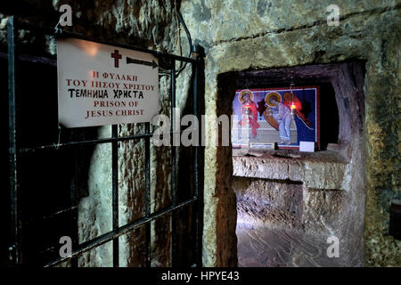 Ancient Roman cell inside the Greek Orthodox Partorium Church ( The ...