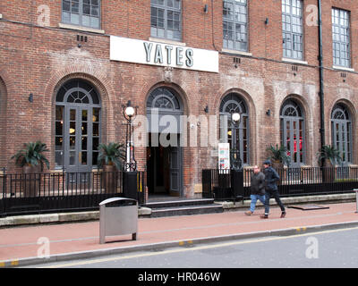 Yates public house, Britain oldest pub chain, founded as Yates Wine ...