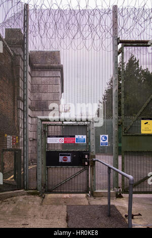 HMP Dorchester Prison, entrance, Dorset, Britain, UK Stock Photo - Alamy