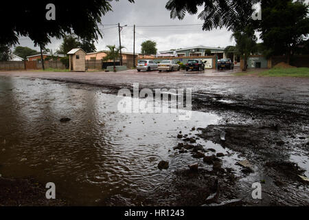 Gaborone, Botswana. 25 February, 2017. Surface flooding in Gaborone ...