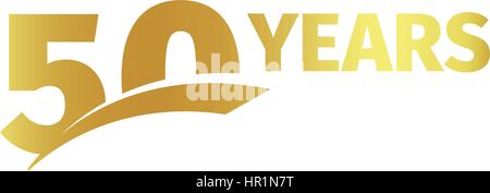 50 years Birthday logo, luxury 50th Birthday design celebration Stock ...