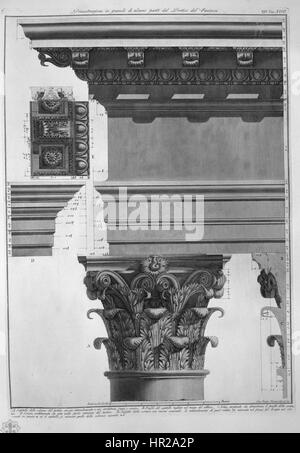 A etching by Giovanni Battista Piranesi titled 'Round Tower ...