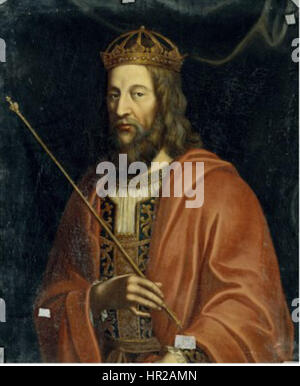 Portrait du roi de France Louis XV - huile sur toile anonyme du 18eme ...