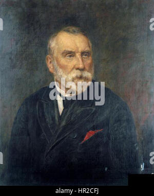 Portrait of Sir Edward W. Watkin Stock Photo - Alamy