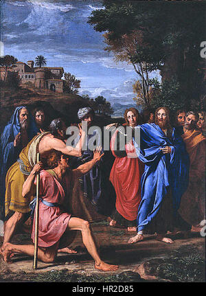 Nicolas Colombel - Christ Healing the Blind Stock Photo - Alamy