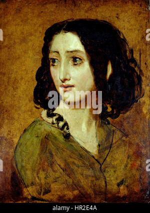 Portrait of Mlle Rachel by William Etty YORAG 988 Stock Photo - Alamy