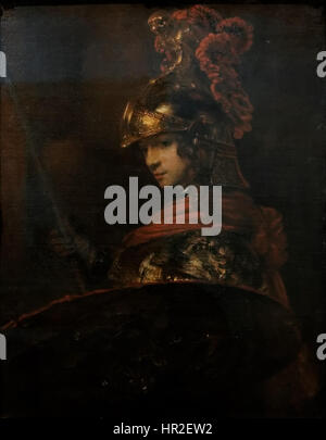 Pallas Athena by Rembrandt Stock Photo - Alamy