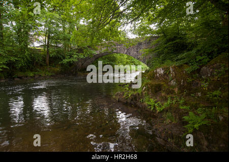 Clappersgate Bridge in the Lake Distric National Park UK GB Stock Photo ...