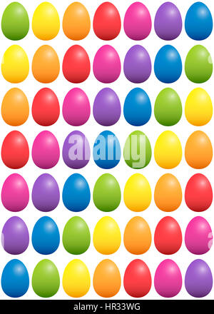 Easter eggs seamless spring pattern for kids clothes print and ...