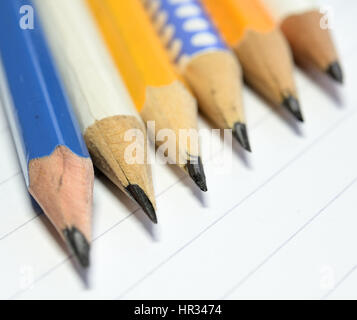 Old Color Pencil Stock Photo - Alamy