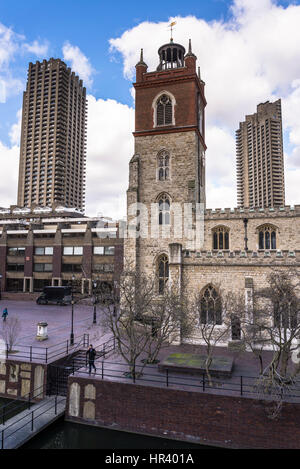 London, England, UK. St Giles' Cripplegate Church, Fore Street ...