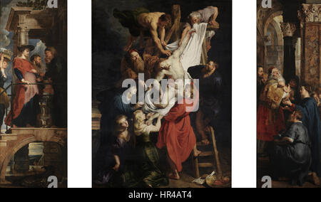 Peter Paul Rubens, The Descent from the Cross, Triptych, c. 1612 Stock Photo - Alamy