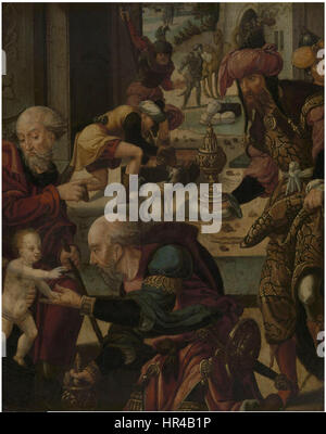 Pieter Coecke van Aelst / 'The Adoration of the Magi'. Ca. 1530. Oil on panel. Museum: Museo del ...