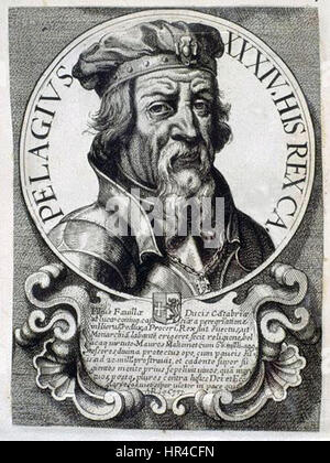 Pelagius of Asturias Stock Photo - Alamy