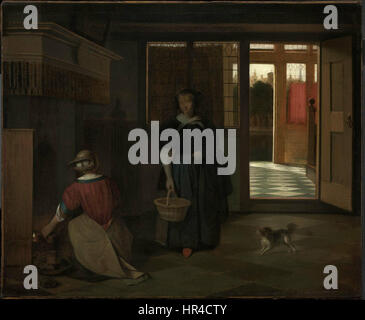 Pieter de Hooch's painting exemplifies the Dutch Golden Age with a ...