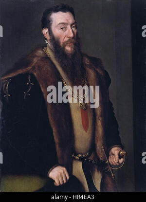 In this painting, Antonis Mor captures the realistic features of the ...