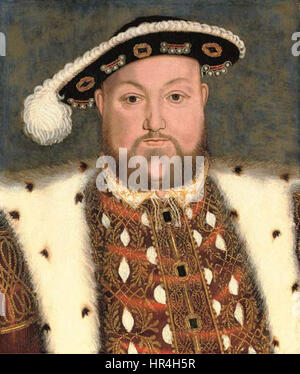 Portrait of Henry VIII bust length Stock Photo - Alamy