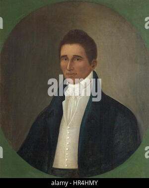 . Portrait of a Gentleman by Joshua Johnson, 1805. Sitter believed to ...