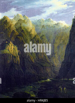 Nikanor Chernetsov. Darial Gorge Stock Photo - Alamy